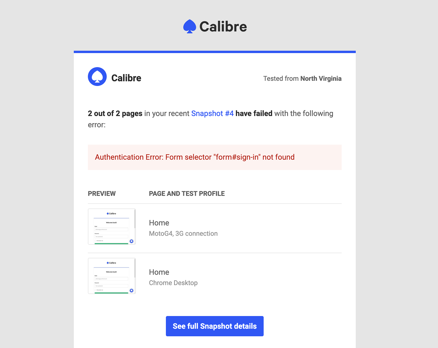 Manage Email Notifications | Calibre